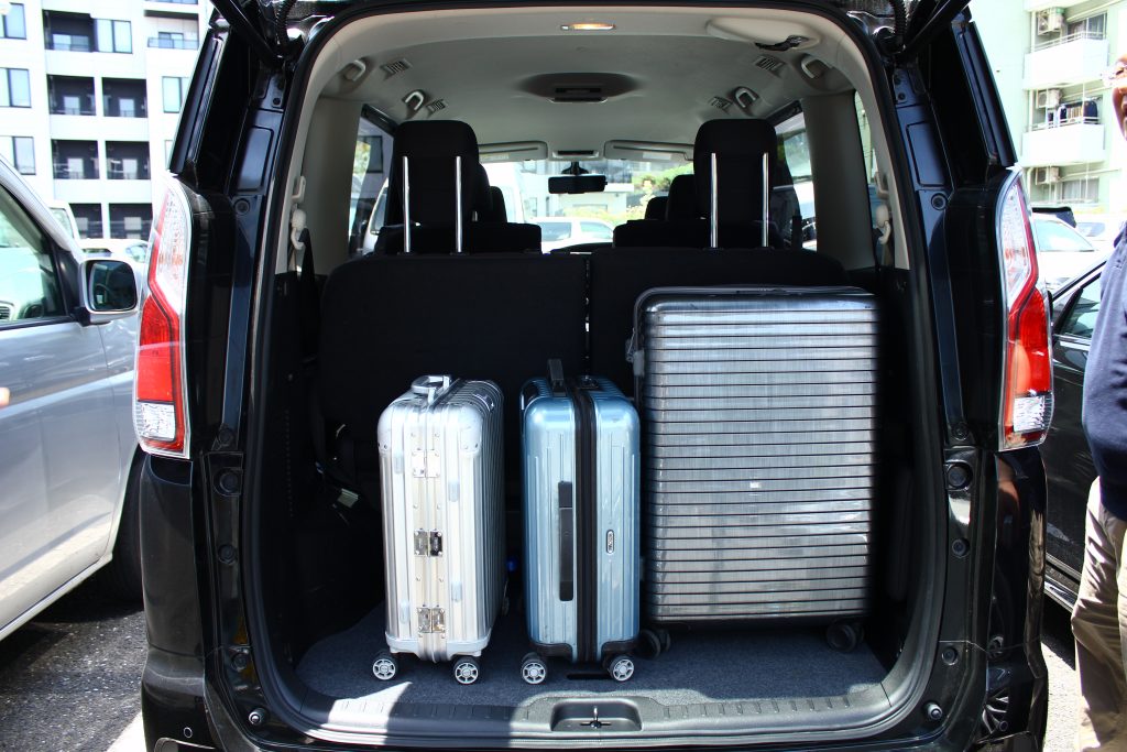 พื้นที่วางสัมภาระท้ายรถ | Guide of Travel in Japan